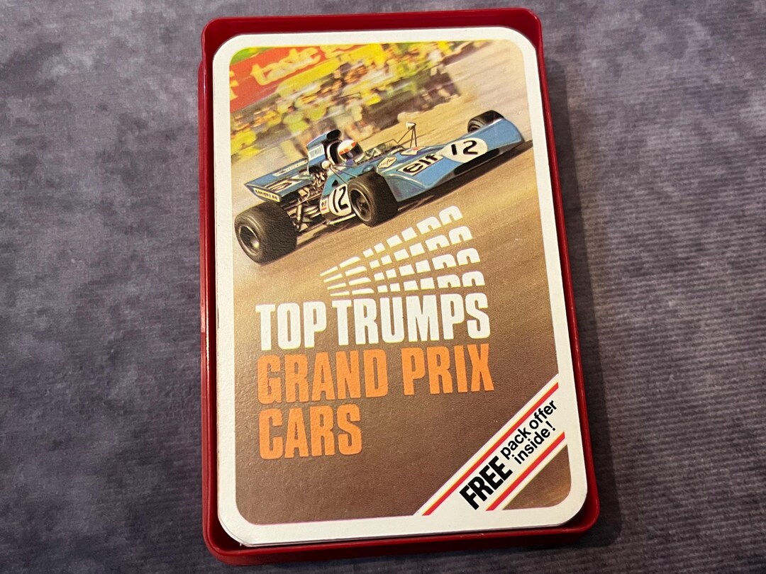 Top Trumps Grand Prix Cars – 1970’s Vintage Formula 1 Racing Card Game ...