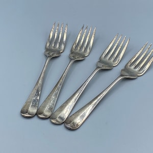 4 Vintage / Antique Forks, EPNS Sheffield England. - Etsy
