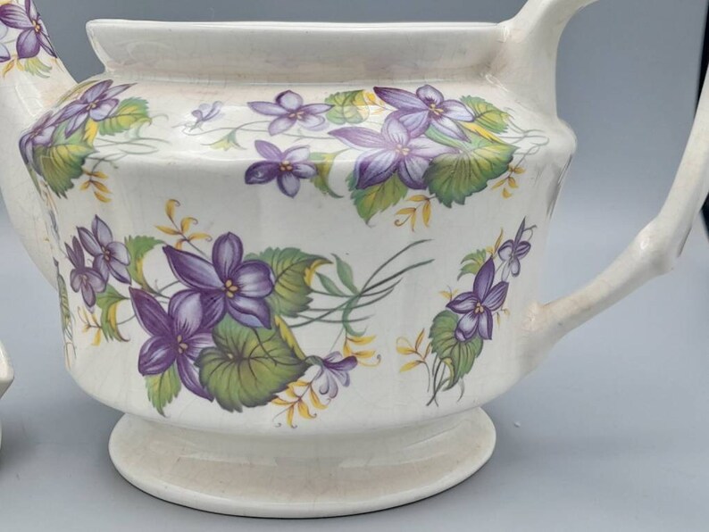 Arthur Wood Bouquet Vintage Teapot Heavily Crazed - Etsy