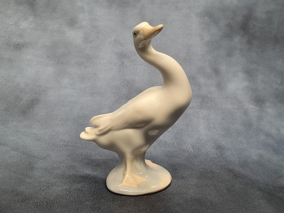 Lladro Duck Figurine, Vintage Spanish Porcelain Duck - Etsy