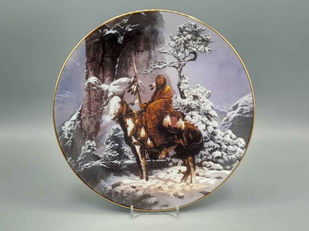 The Hamilton Collection Mystic Warrior the Warriors Plate - Etsy