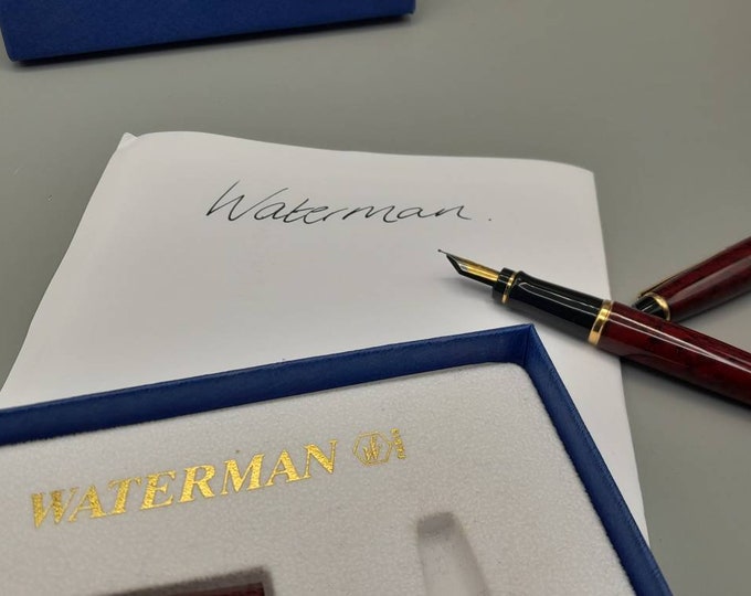 Waterman, Paris France, Vintage Fountain Pen, With Pen Case in ...