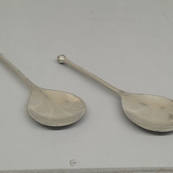 Antique Pewter Spoons - Etsy