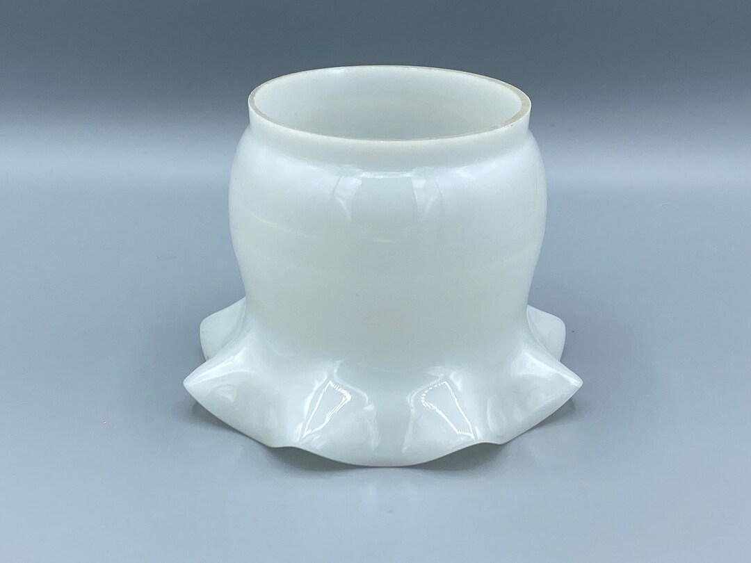 Translucent Vintage Glass Lamp Shade Height - 9cm - Etsy