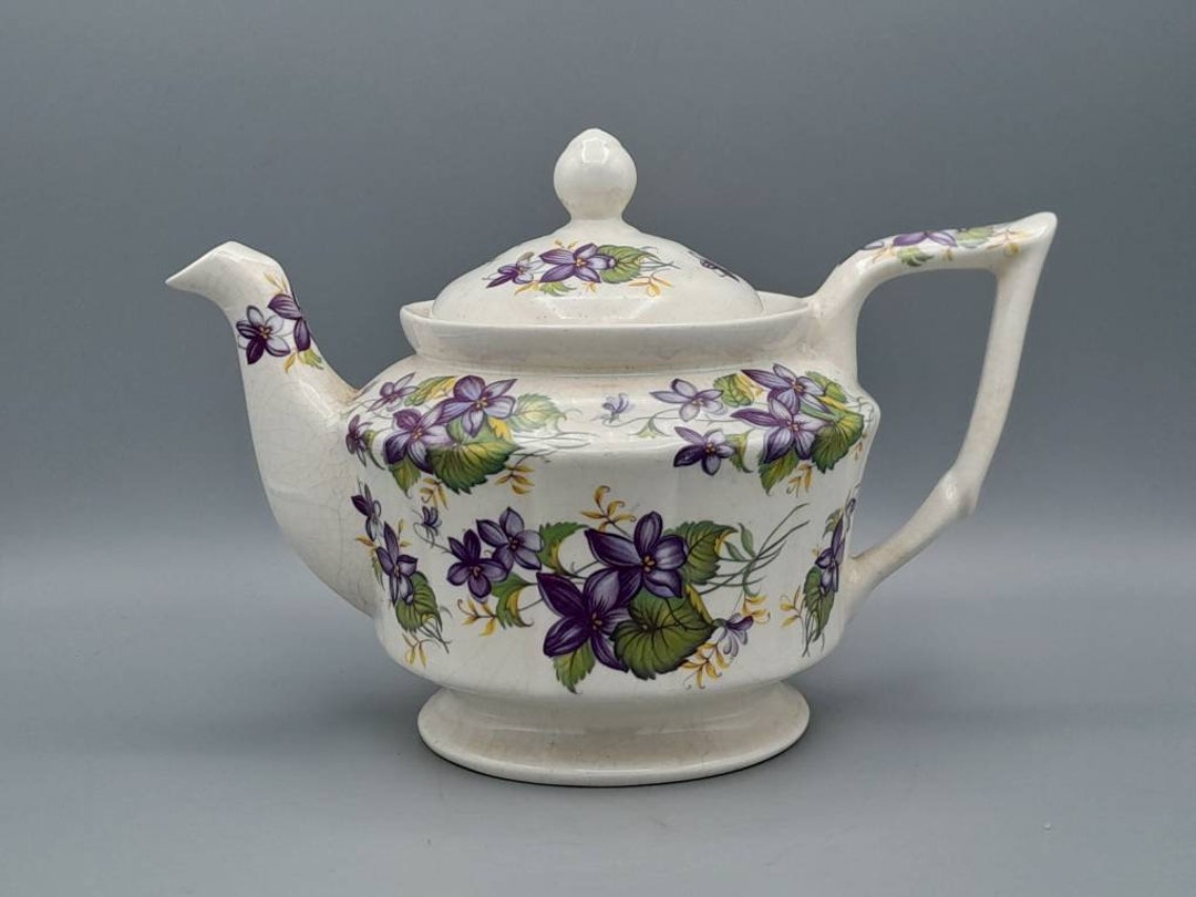 Arthur Wood Bouquet, Vintage Teapot, Heavily Crazed - Etsy