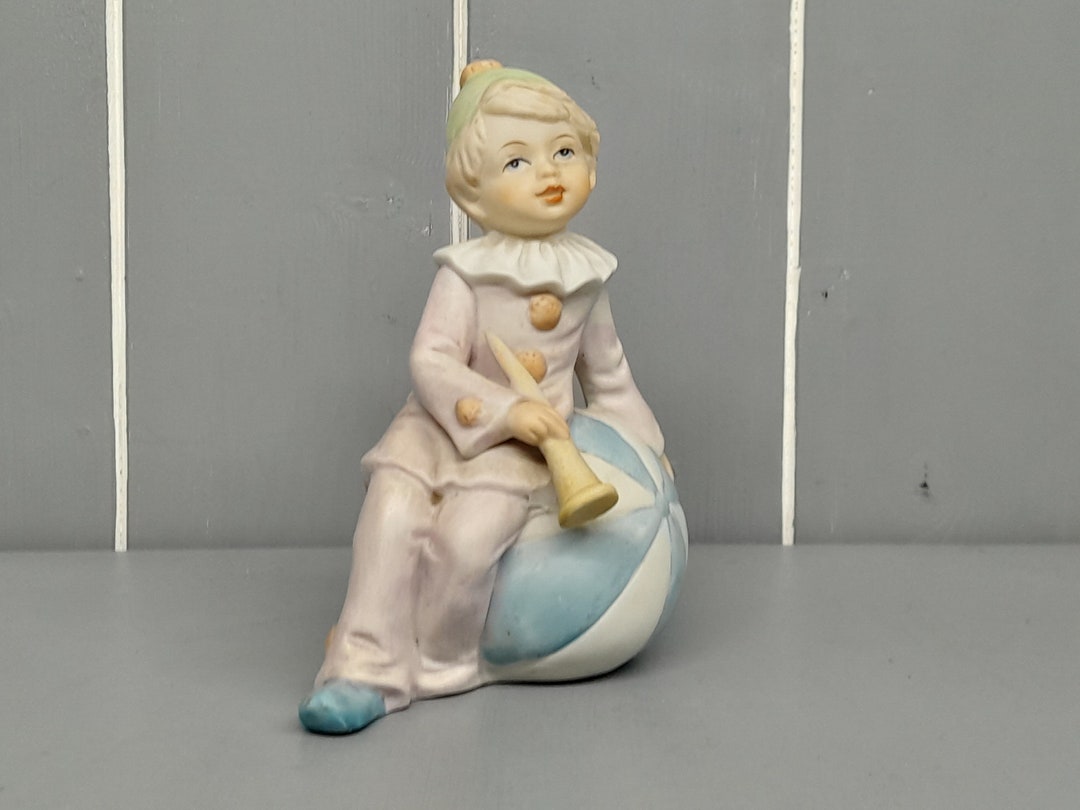 Porcelain Periot Clown Figure, 12.5cm - Etsy