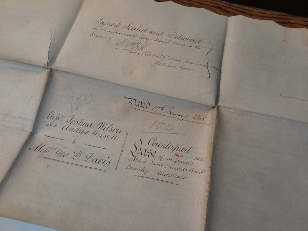 Victorian Indenture, Antique Beautifully Hand Written Contract on ...