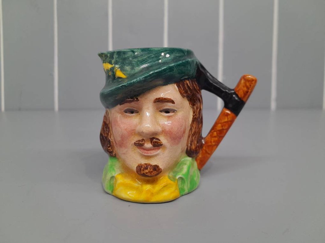 Robin Hood Miniature Character Jug by Sandland Character Ware - Etsy