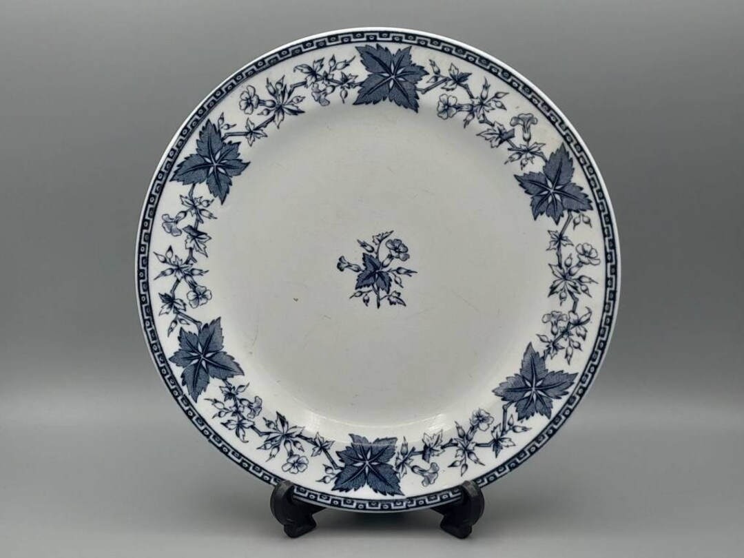 Mintons Crane Bill Plate - Antique Plate, 23.5cm - Etsy