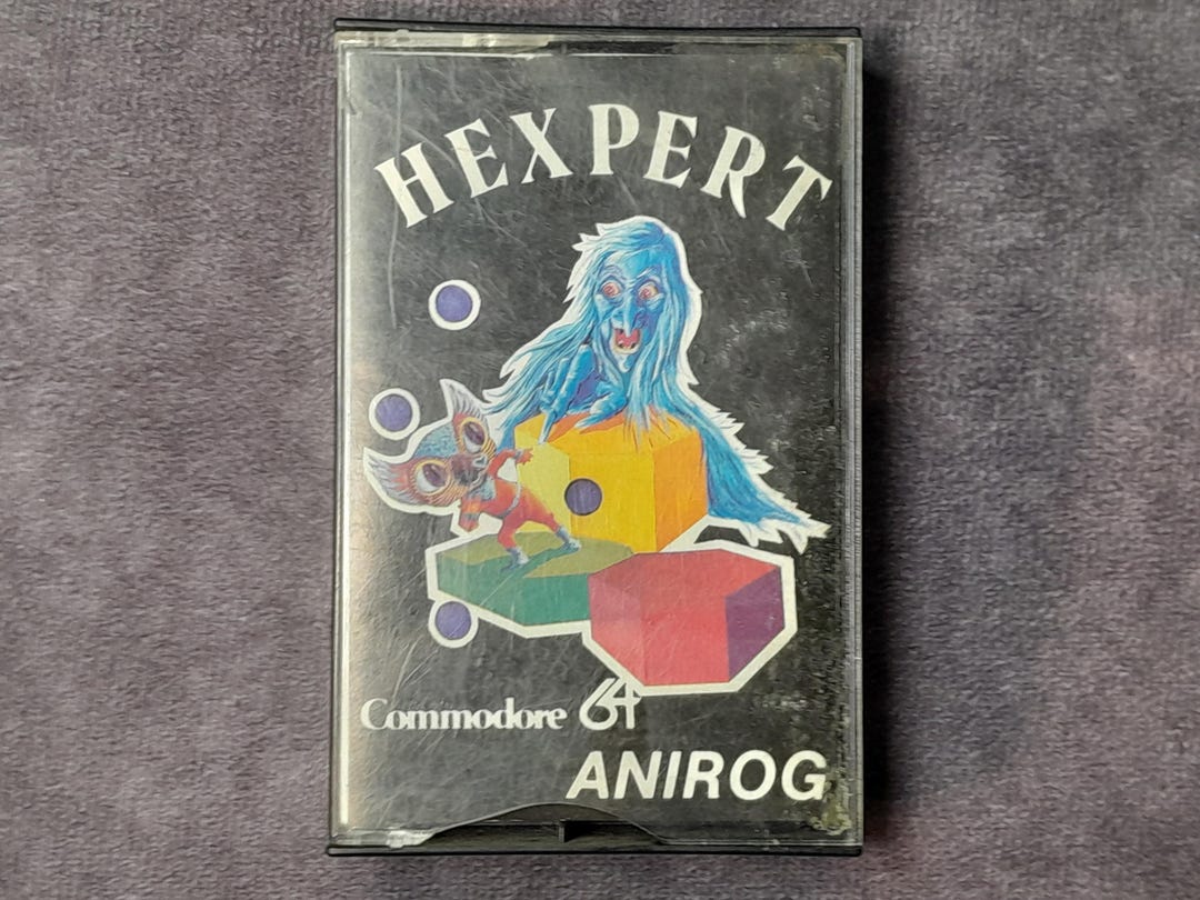 Commodore 64 Game Hexpert by Anirog Software, Retro Gaming, 1980's ...