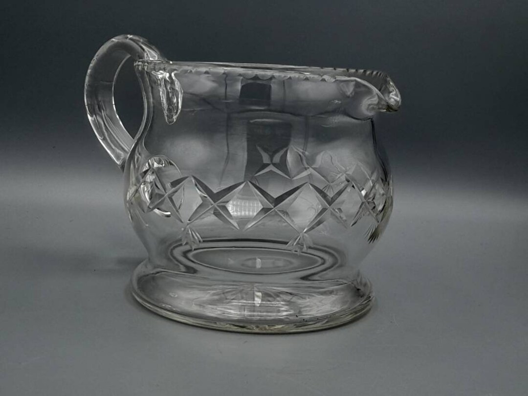 Crystal Jug, Water Jug / Punch Jug 13cm - Etsy