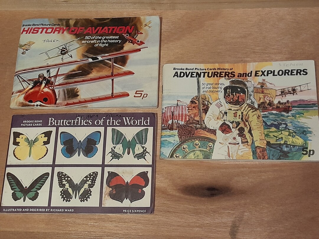 Three Assorted Picture Card Booklets. Complete Full With Cards, Brooke ...