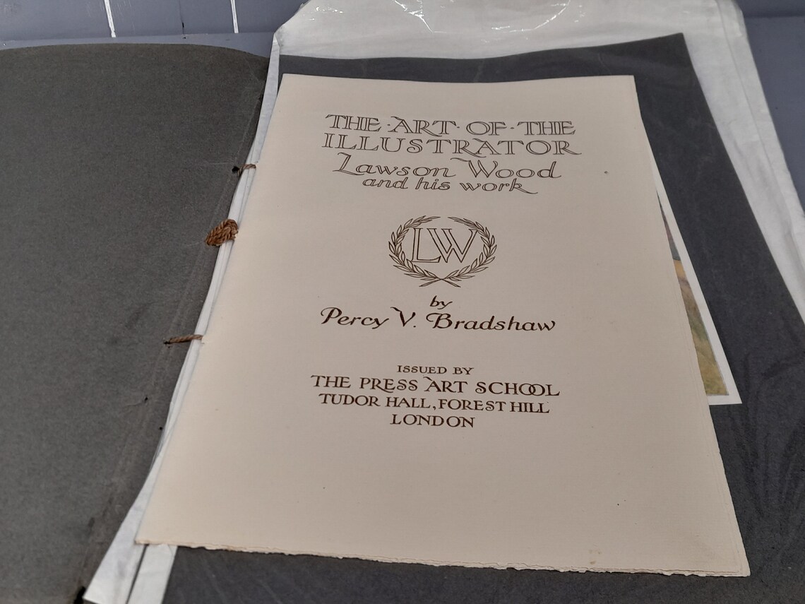 The Art of the Illustrator Lawson Wood and His Work by Percy V.bradshaw ...