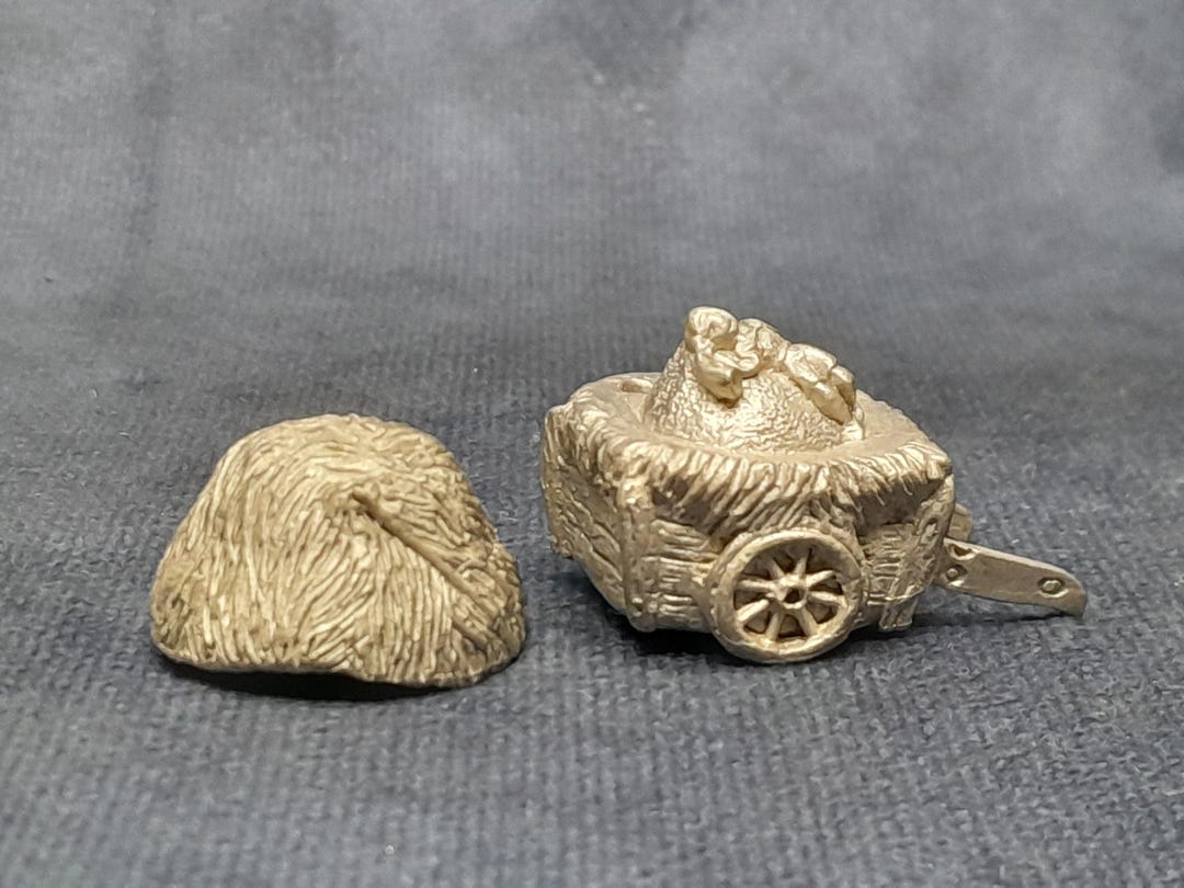 Novelty Pewter Thimble, Sleeping in the Hay Bale, Vintage Thimbles - Etsy