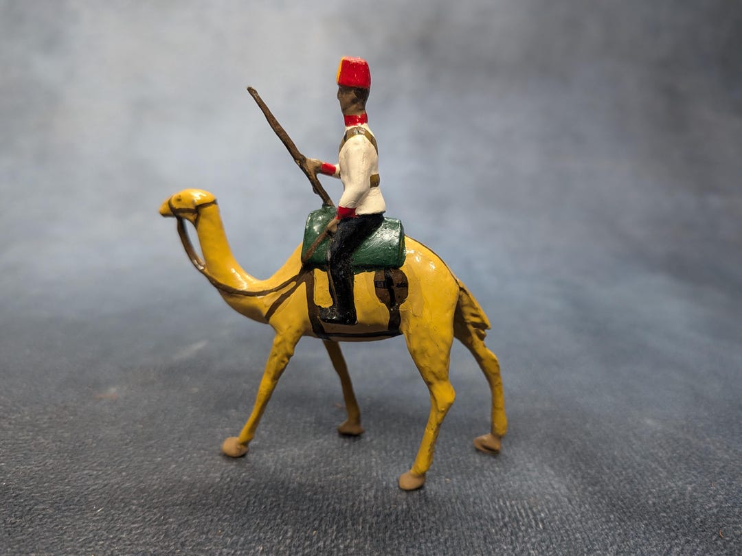Britains Lead Camel Corps Figure – Mounted British Colonial Soldier, C ...