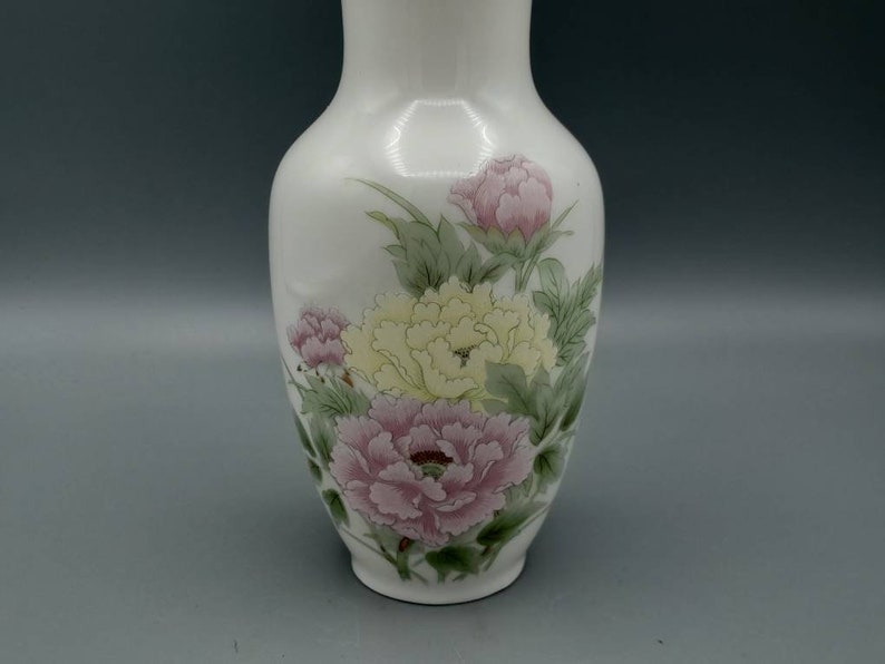 Bone China Japanese Floral Vase Height 15cm - Etsy