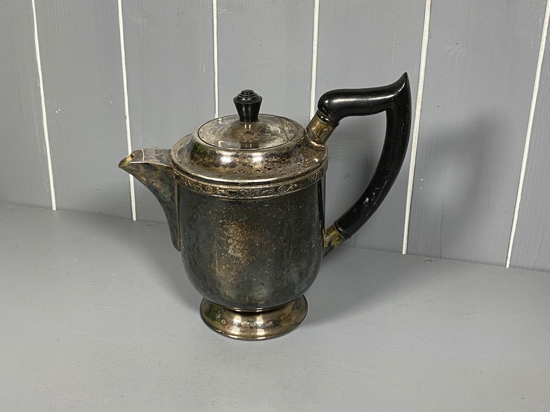 Antique Silver Plated Teapot, Viners of Sheffield. - Etsy