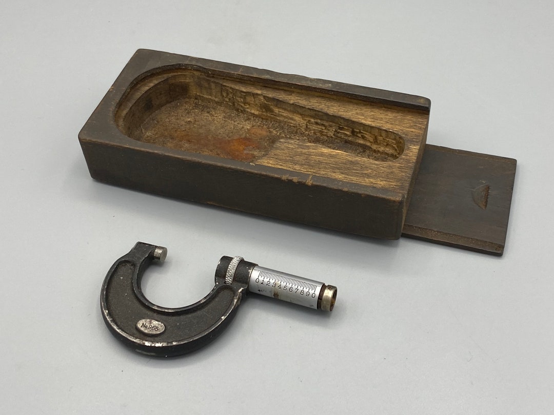 Vintage Boxed Micrometer No965. Repair Required. - Etsy