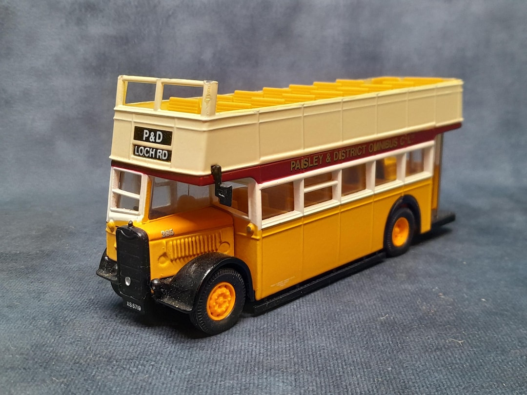 Vintage Model Double Decker Bus by Corgi - Vintage Diecast Toys ...