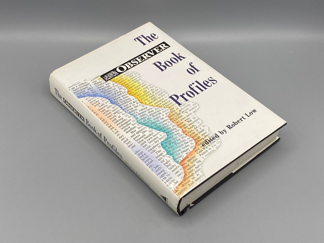 1991 Observer the Book of Profiles Edited by Robert Low - Etsy