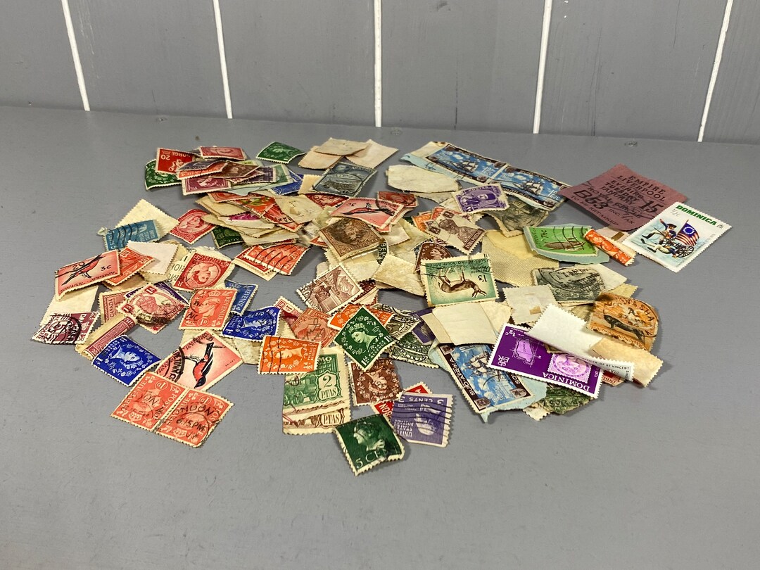 Bundle of 50+ Vintage Stamp Collection Including Country’s England ...