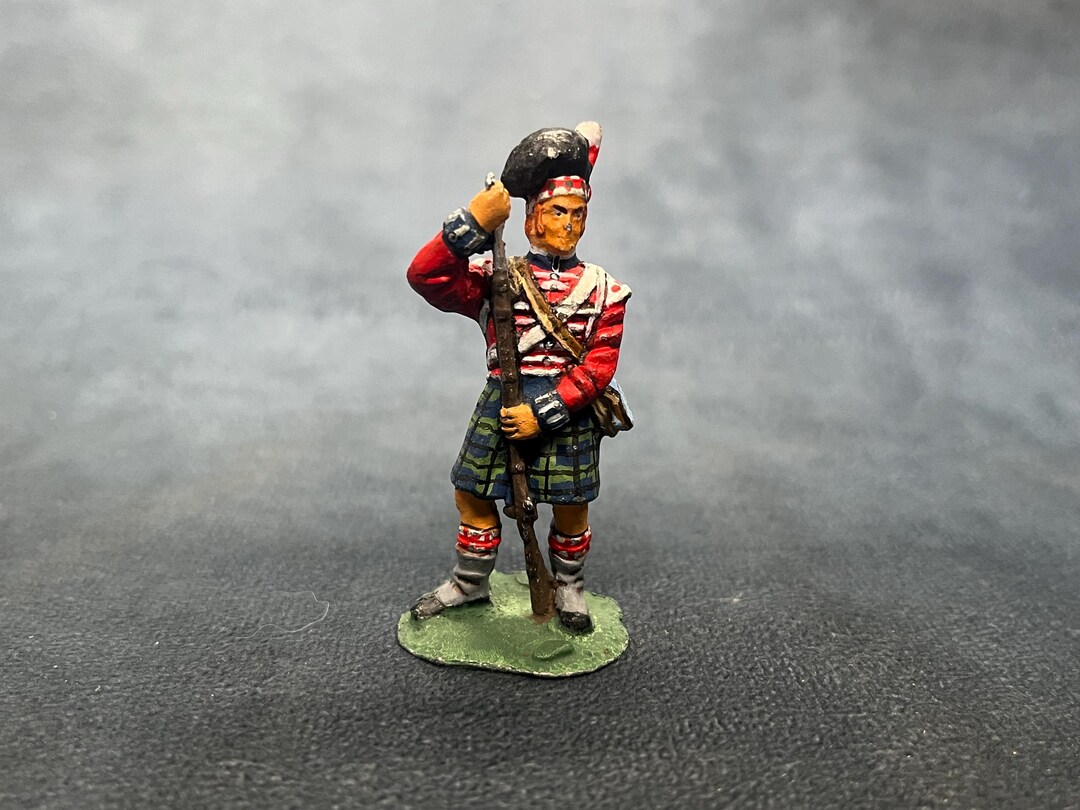 Gordon Highlander, Pewter Figure Green Kilt Outfit From England, Scots ...