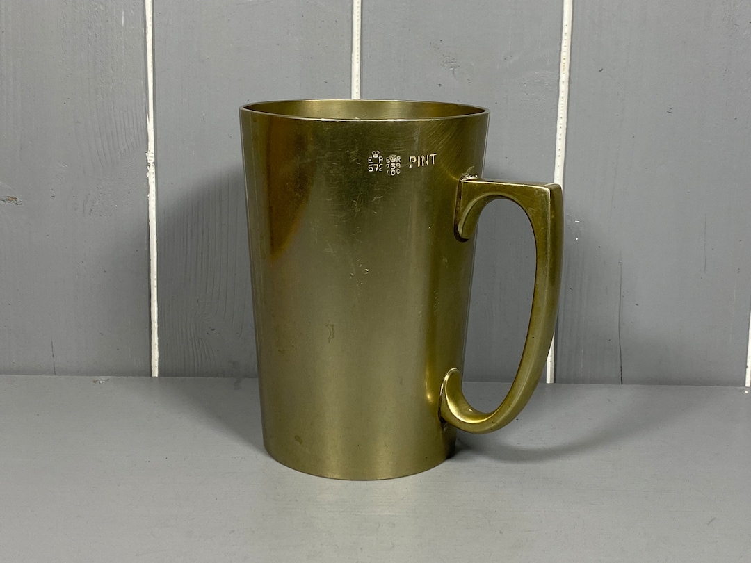 Engraved EPNS Tankard, Pint Size ER Crown Stamped - Etsy