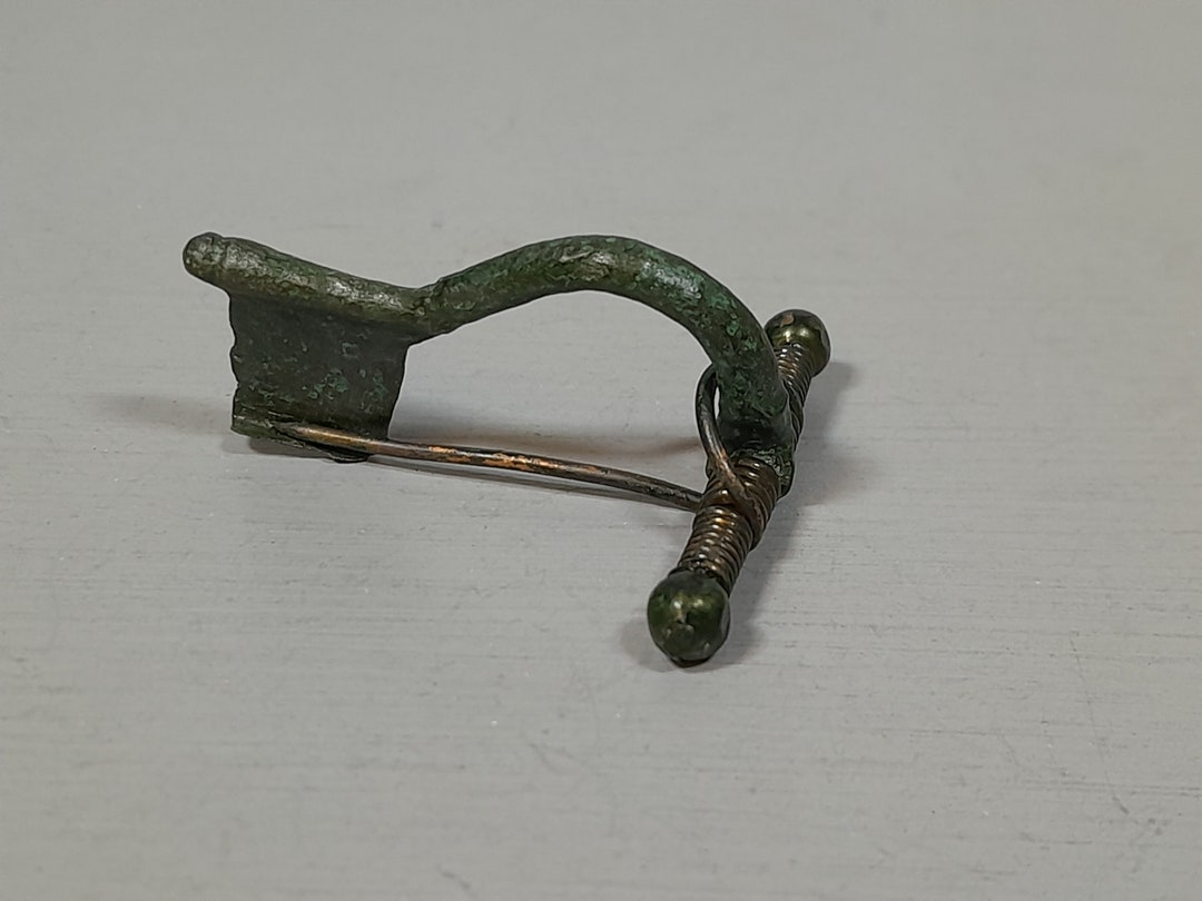 Genuine Bronze Roman Fibular Brooch, Circa 200-400 AD Professionally ...