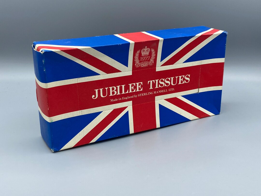 1977 Queen Elizabeth II Silver Jubilee Tissues by Sterling Mansell LTD ...
