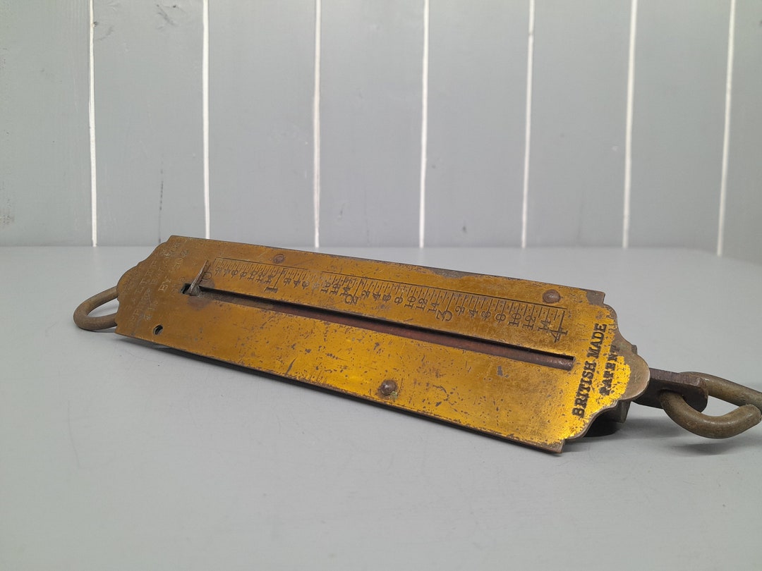 Antique Salters Spring Balance Spring Loaded 4lb Scales 1918, Post ...