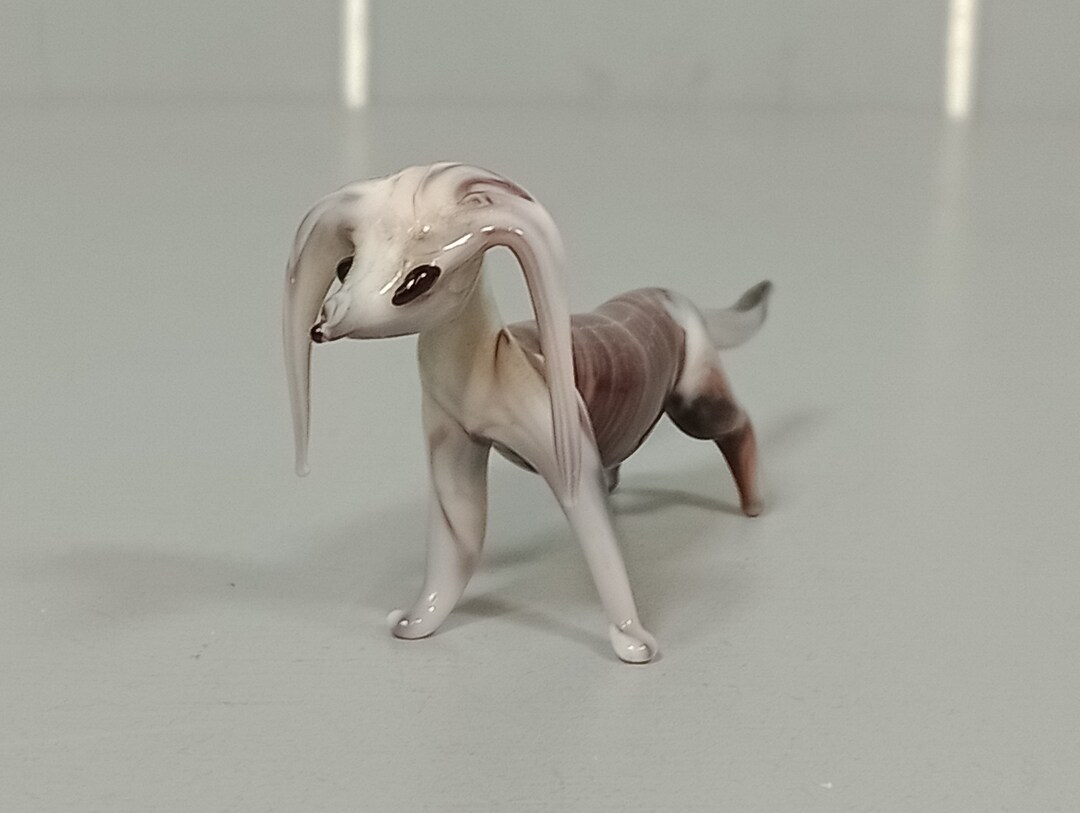 End of Day Glass Dog Figurine - 8.3cm - Etsy