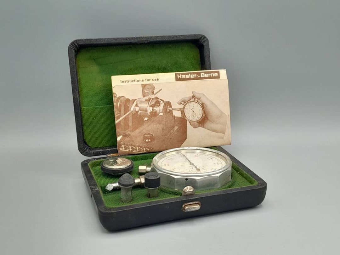 Vintage Speed Indicator, Hasler Berne Tachometer, Vintage Tool Made in ...