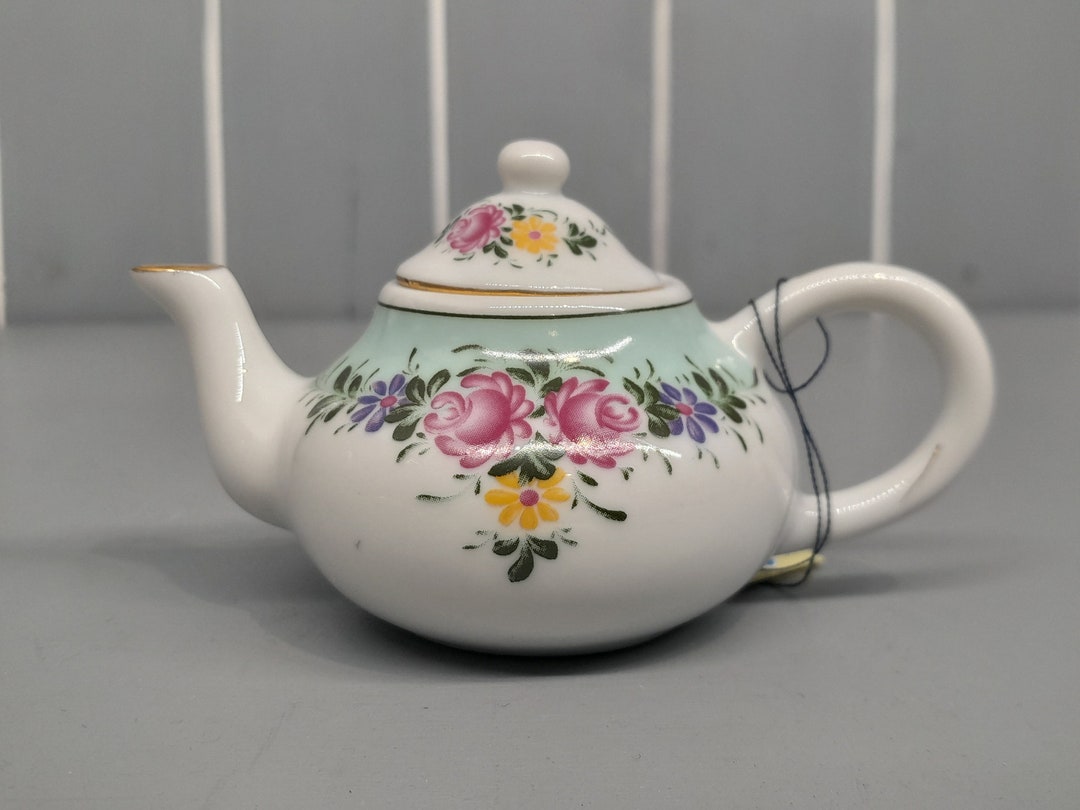Miniature Teapot From the Porcelain Art Miniature Teapot Collection - Etsy