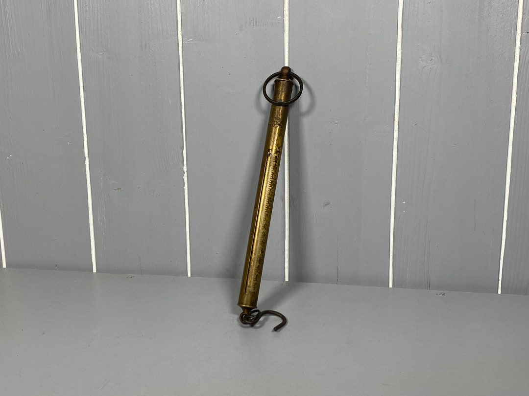 Antique Brass Salters Spring Balance Gauge 8lb Max Weight. - Etsy