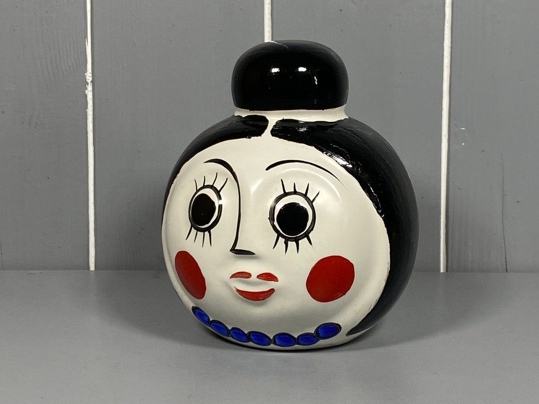 Japanese Style Vintage Ceramic Piggy Bank / Money Box - Etsy