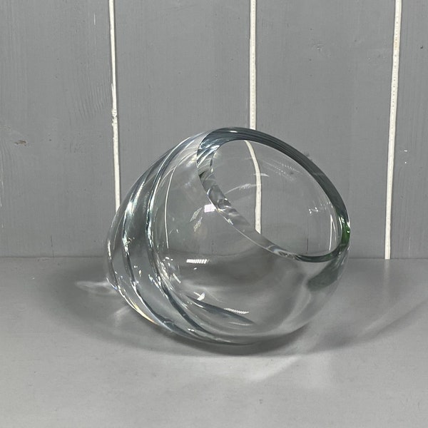 Clear Glass Shell Bowl - Etsy