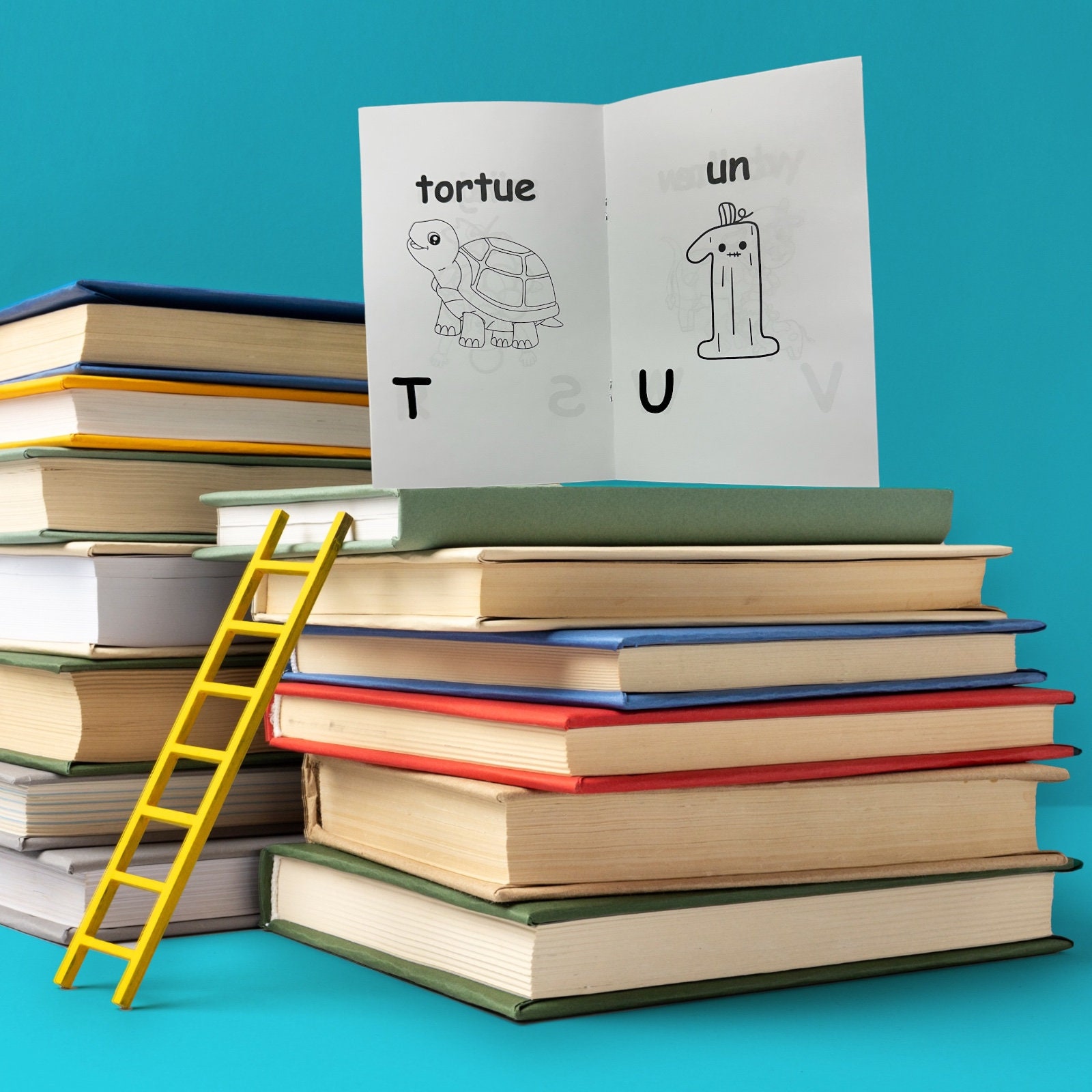 French Coloring Book Alphabet and Numbers - Mon Livre Français Alphabet ...