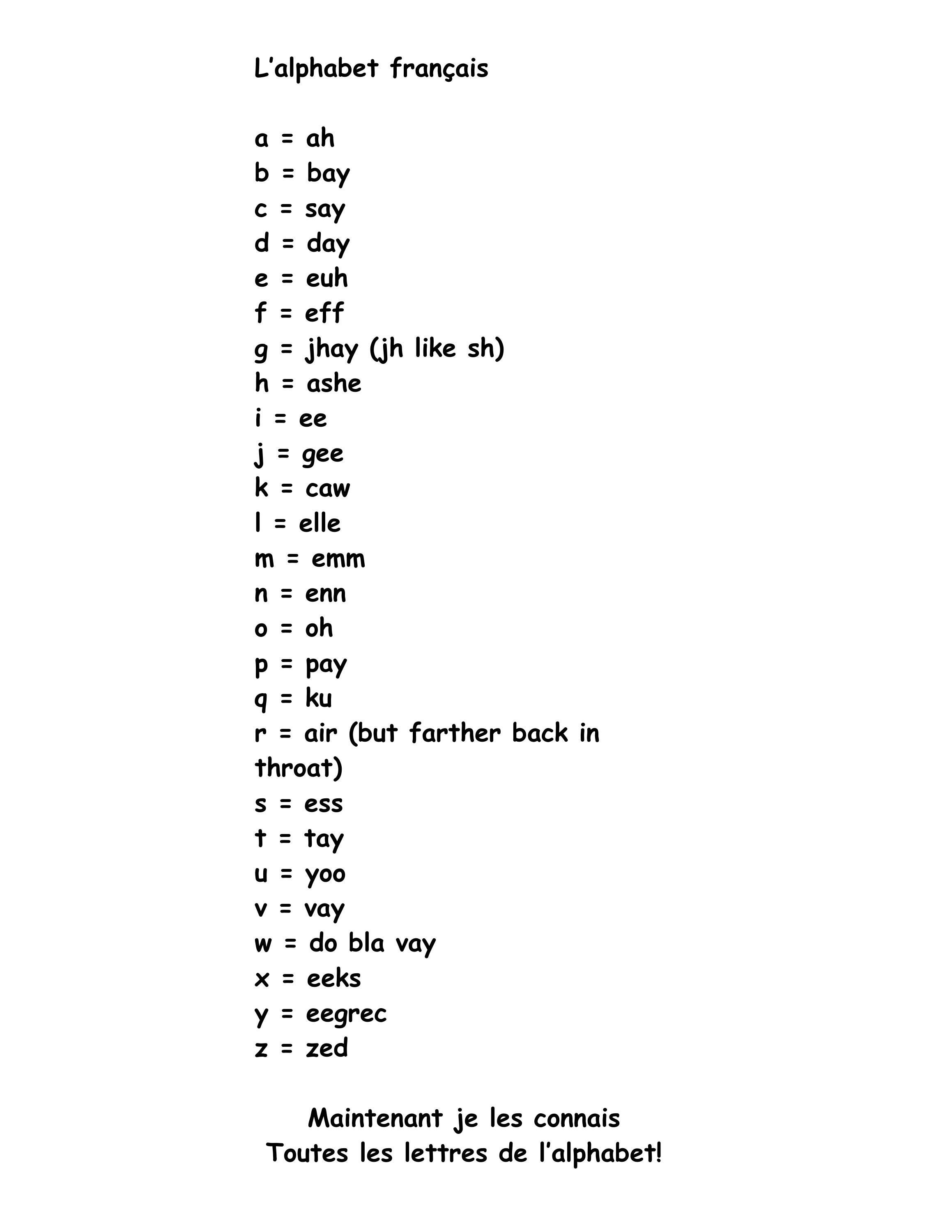 French Coloring Book Alphabet and Numbers - Mon Livre Français Alphabet ...