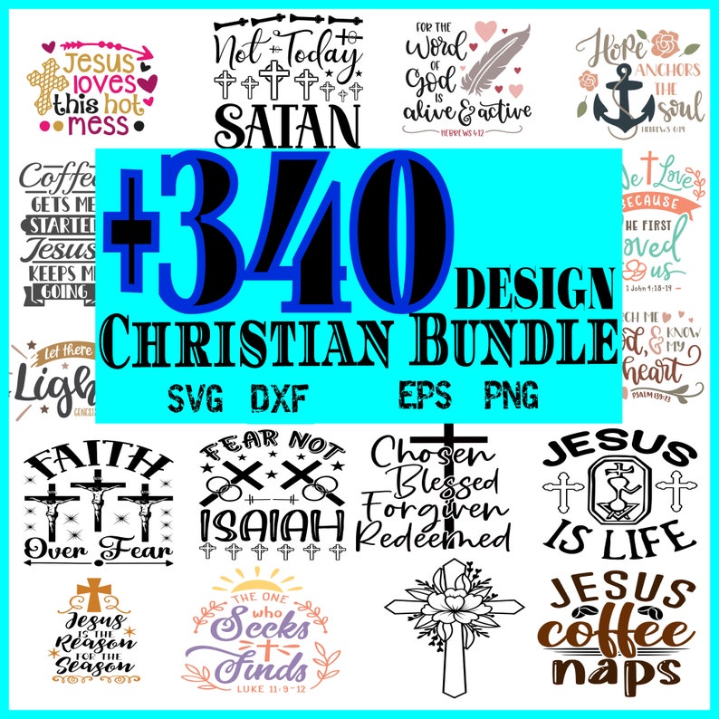 Christian Bundle SVG Scripture Bundle Faith Bundle Bible - Etsy
