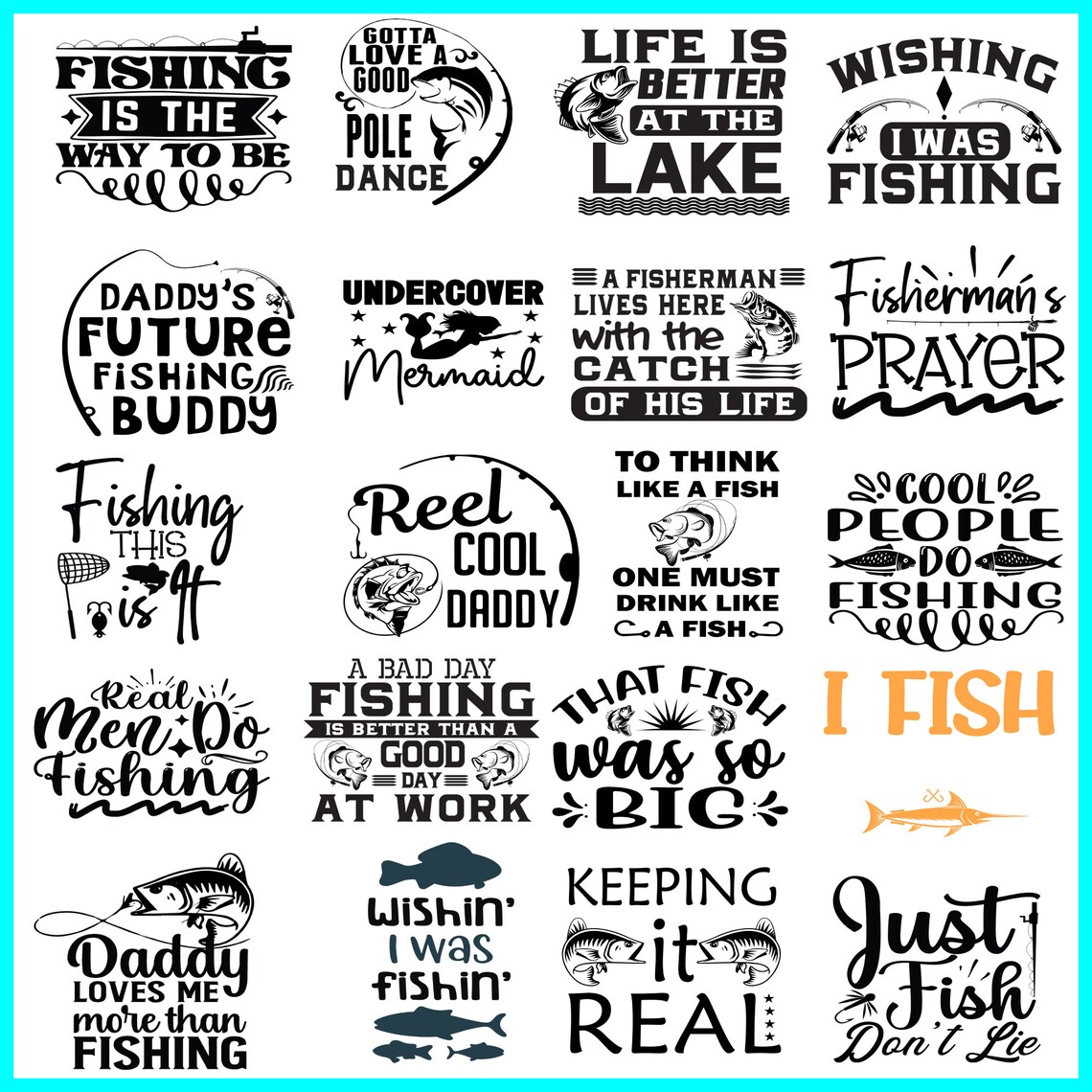 Fishing Svg Fishing Svg Bundle Fishing Svg for Cricut - Etsy