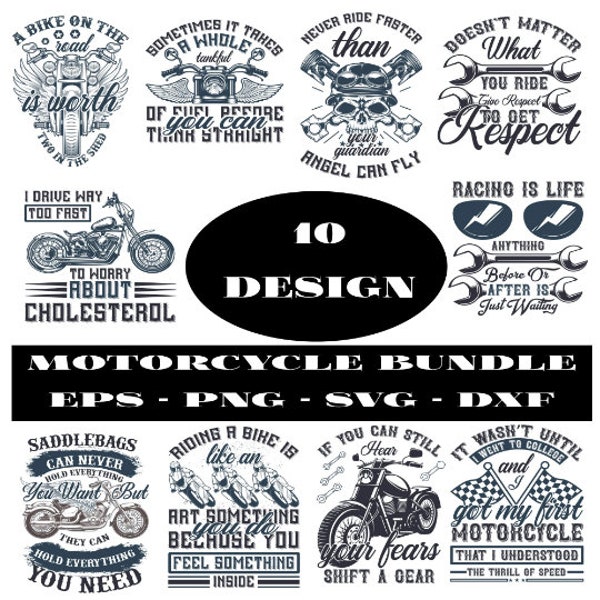 Motorcycle Svg - Etsy