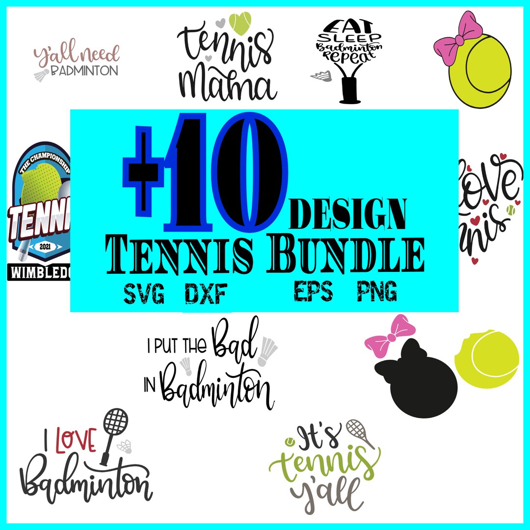 Tennis Svg Bundle Tennis Png Bundle Tennis Svg for Cricut Shirt Free ...