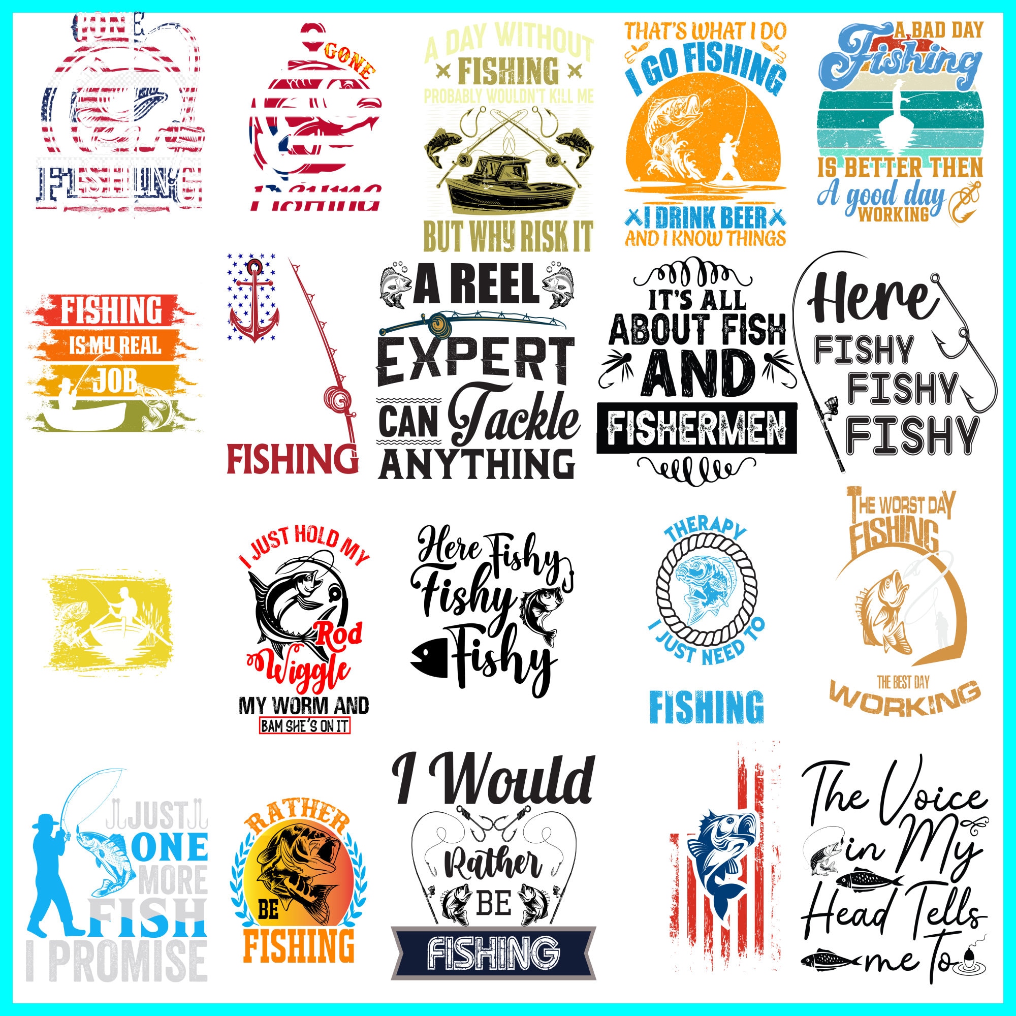 Fishing Svg Fishing Svg Bundle Fishing Svg for Cricut - Etsy Australia