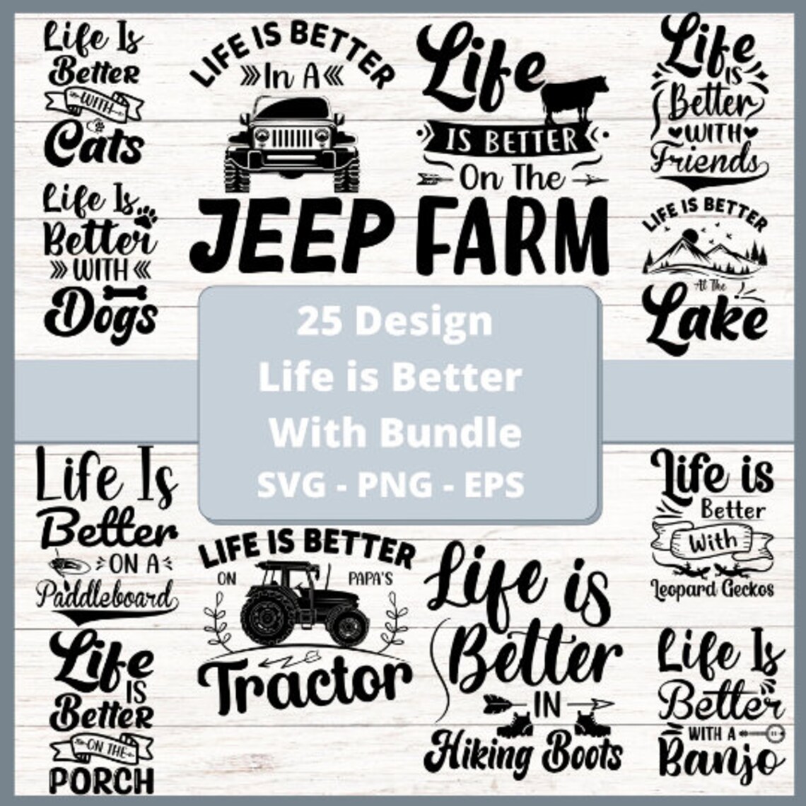 Life is Better Svg Png Eps , Life is Better With Dog , Life is Better ...