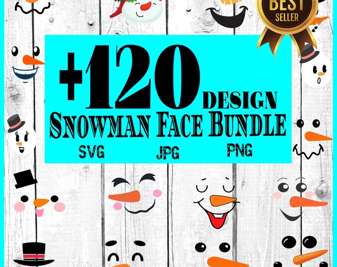 Snowman Face Svg, Snowman Svg, Christmas Snowman Svg, Snowman Cut File ...