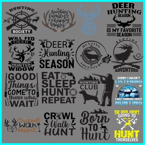 Hunting SVG Bundle, Hunting Life Svg, Hunting Clipart, Hunting ...