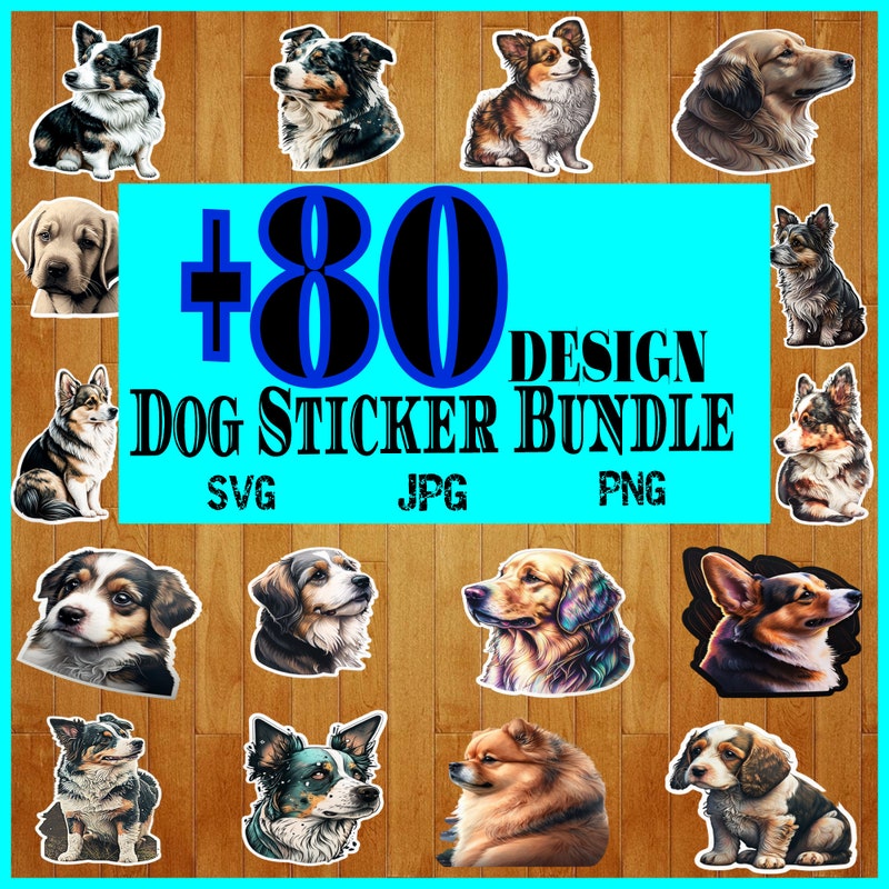 Dog Sticker - Etsy