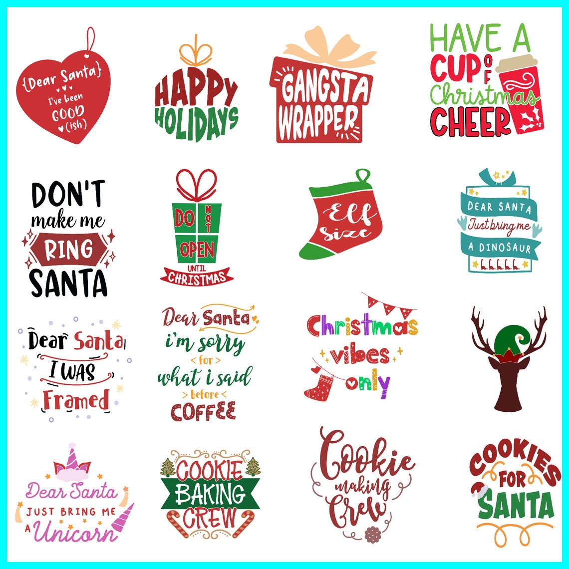 950 CHRISTMAS SVG Bundle, Merry Christmas SVG, Reindeer Svg, Christmas ...