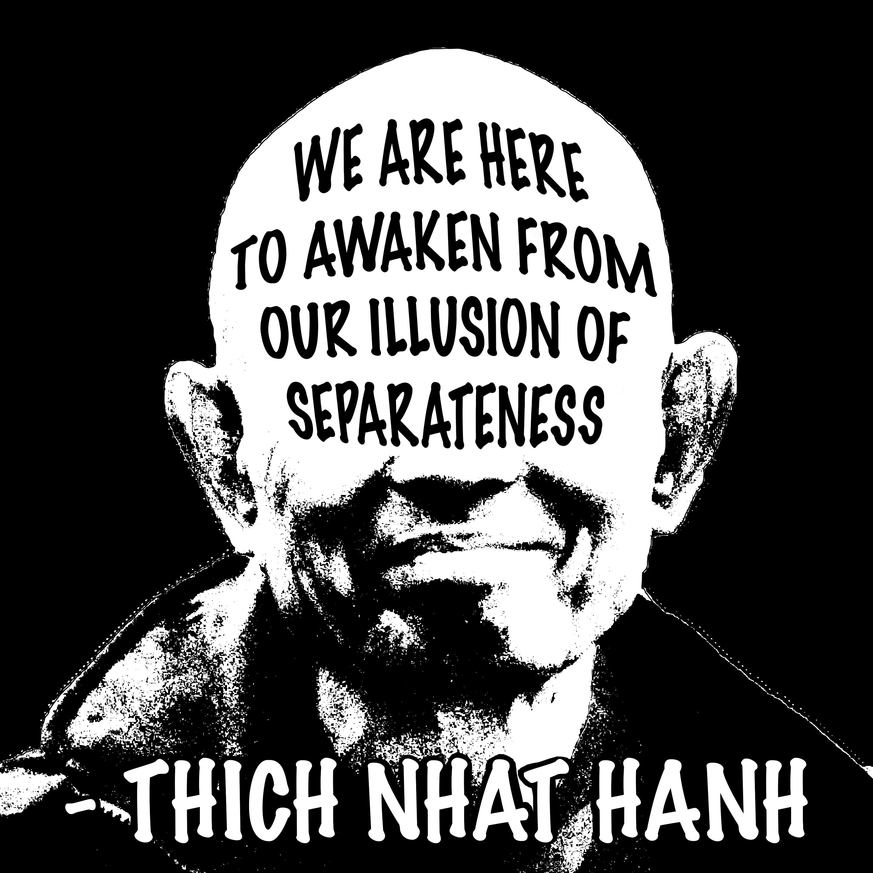 Thich Nhat Hanh Quote Stickers Spirituality Oneness - Etsy