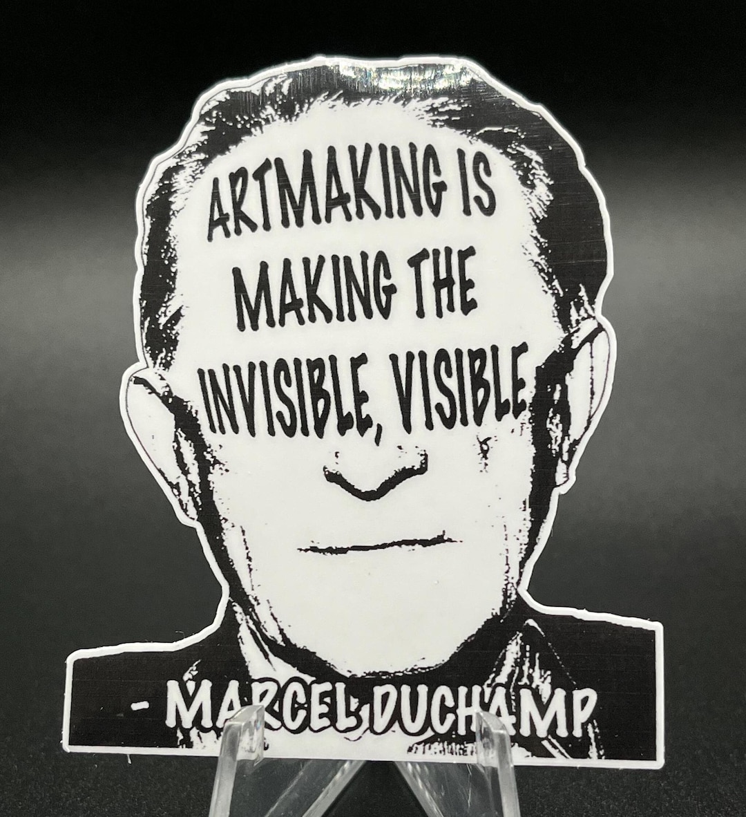 Marcel Duchamp Quote Stickers, Spirituality, Oneness, Wholeness, Life ...